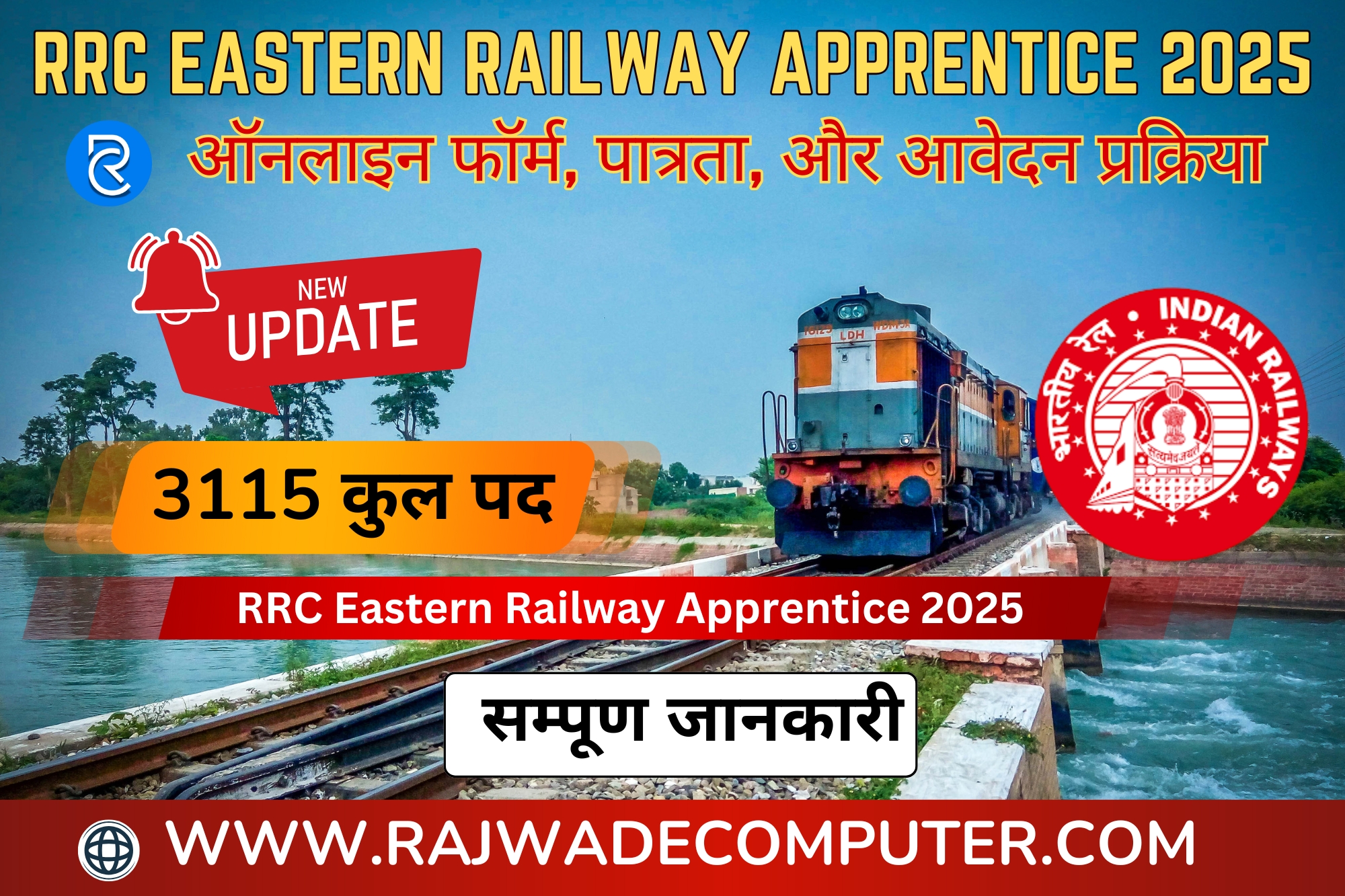 RRC Eastern Railway Apprentice 2025